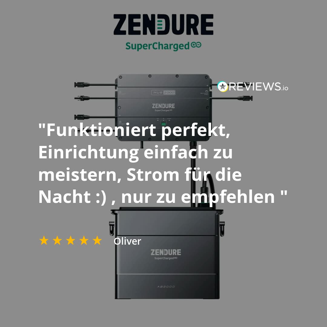 Zendure Hub 2000 Balkonkraftwerk-Speicher